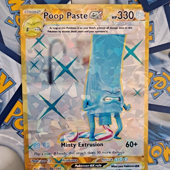 Games | Poop Paste Meme Pokemon Card | Poshmark